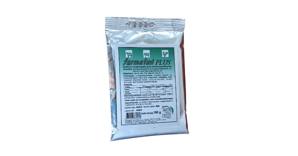 Farmatan, Plus, 100 g, takarmány, emésztőrendszer, malac, borjú, baromfi